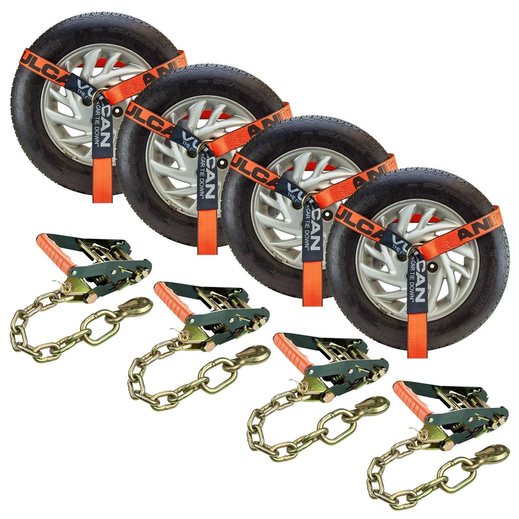 Shop Heavy-Duty Wheel Tie Down Straps Online Vulcan Brands