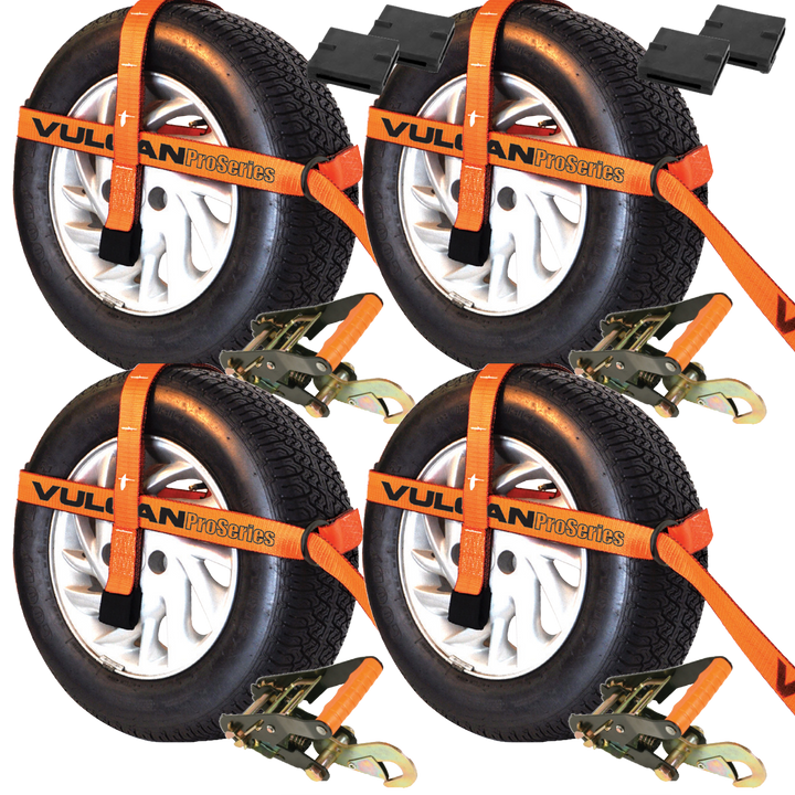 Shop Heavy-Duty Wheel Tie Down Straps Online Vulcan Brands
